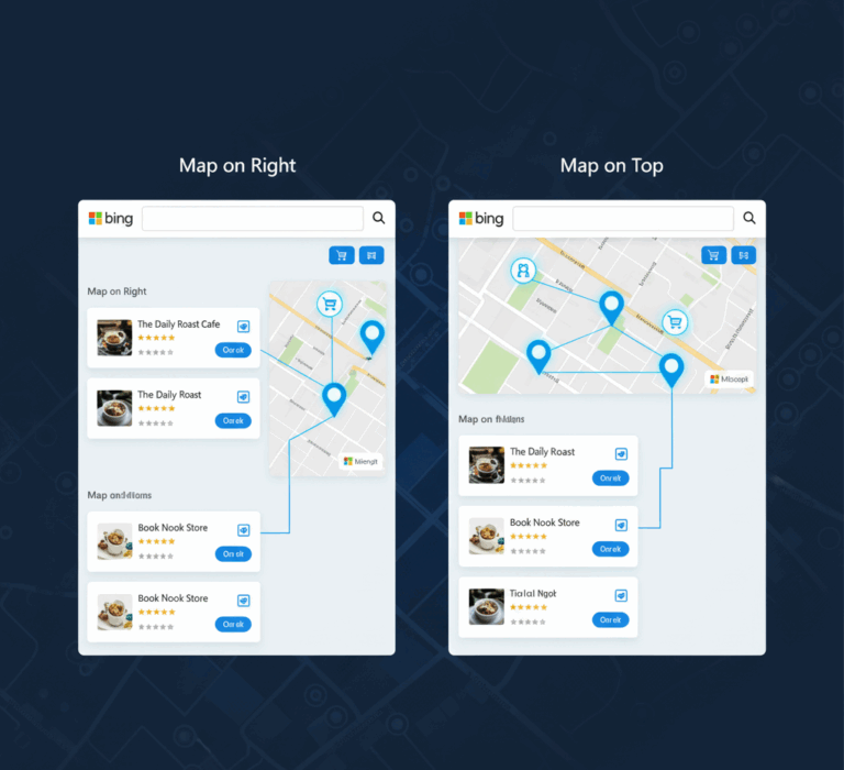 Bing tests new local pack map interfaces - MacRAE'S