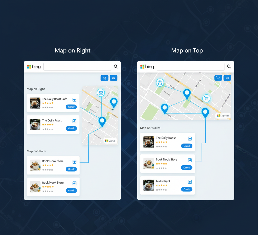 Bing tests new local pack map interfaces - MacRAE'S
